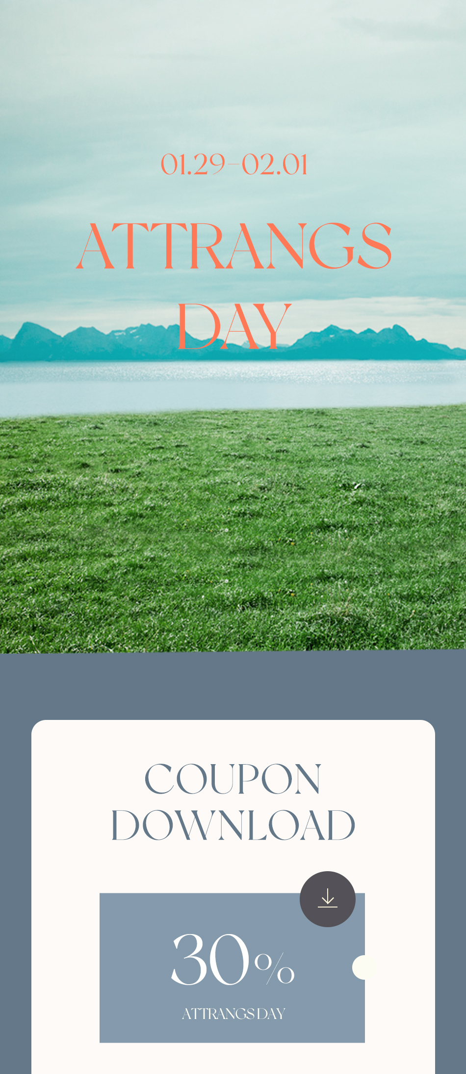 attrangs - 1月29日~2月1日★Attrangs Day